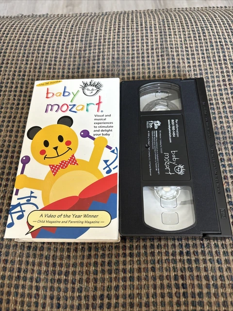 DISNEY BABY EINSTEIN Baby Mozart VHS 1998 Video Tape Music Infant ...