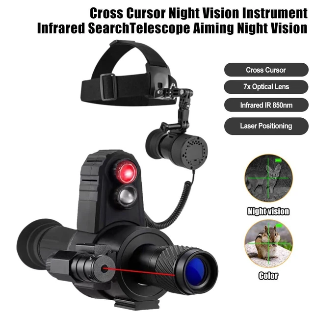 NIGHT VISION MONOCULAR Cross Cursor Infrared IR 850nm Scope Hunting ...