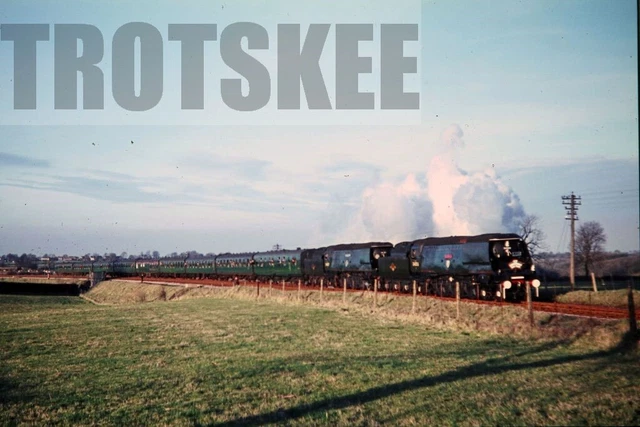 35MM SLIDE BR British Railways Steam Loco 34006 Class WCBB Masbury ...