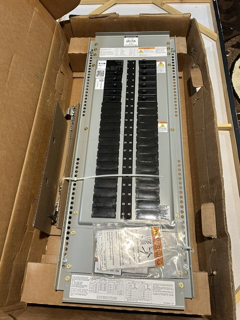 EATON PRL1A POW-R-LINE Panelboard Interior 100A 208Y/120V 3PH 3W 42 ...