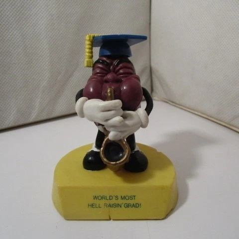 CALIFORNIA RAISINS PVC Figure The Graduates Sassophone 9 cm, vintage ...