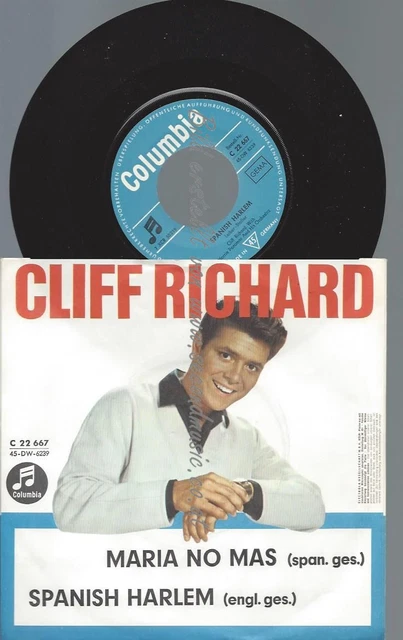 CLIFF RICHARD - Maria no mas 7'' Vinyl Germany SUNG IN SPANISH EUR 18 ...