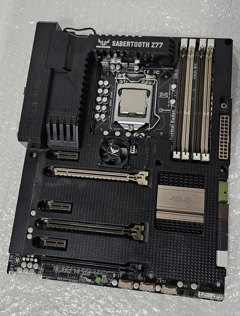 SABERTOOTH Z77 MOTHERBOARD socket 1155 + i5 2400k £47.00 - PicClick UK