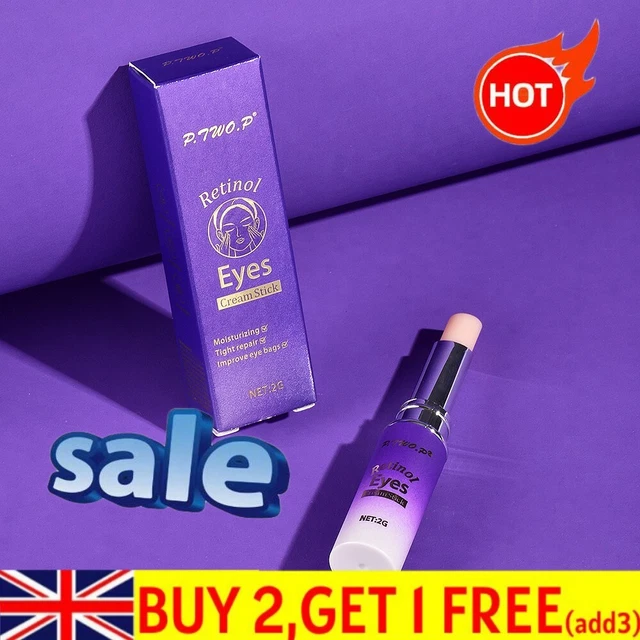 NEW RETINOL EYE Cream Stick Remover Dark Circles Bags Puffiness Essence ...