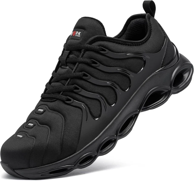 SAFETY TRAINERS MENS Steel Toe Cap Trainers Cushioning Breathable Light ...