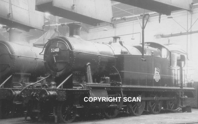 STEAM RAILWAY PHOTO: 5240 Ex GWR CLASS 5205 at ABERDARE in 1952. £2.99 ...
