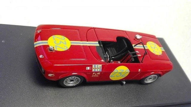 SPEAR FULVIA FM N°232 Pinto/Maglioli License Plate Florio 1969 Built Up ...