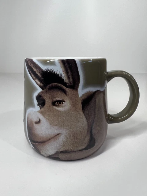 DREAMWORKS SHREK DONKEY coffee mug cup ceramic collectable Universal ...