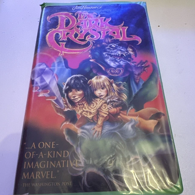 THE DARK CRYSTAL - VHS (1994, Jim Henson Video) Green Vintage Clamshell ...