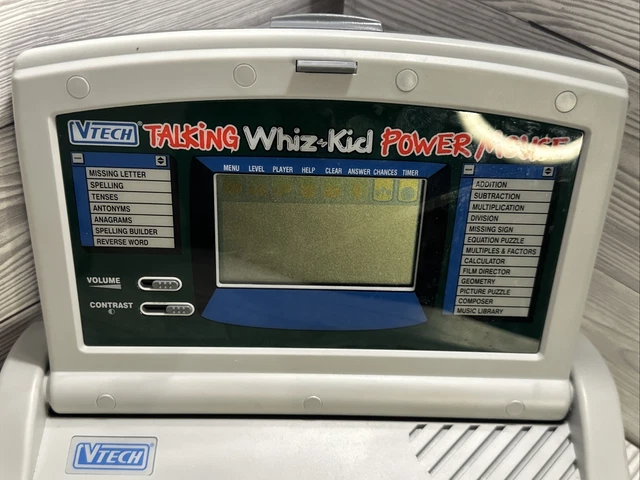 VTECH TALKING WHIZ Kid Power Mouse 1990’s Vintage Learning Toy £14.99 ...