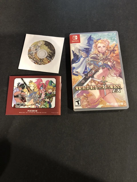CODE OF PRINCESS ex - nintendo switch Case Manual And Soundtrack Only ...