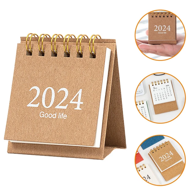 FREE STANDING CALENDAR 2024 Desktop Calendar Desktop Calendar Desk ...