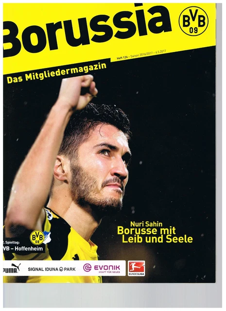 &BORUSSIA& DAS MITGLIEDERMAGAZIN, BVB 09, Heft 126 Saison 2016/17, 06.05.2017 EUR 1,50 - PicClick DE