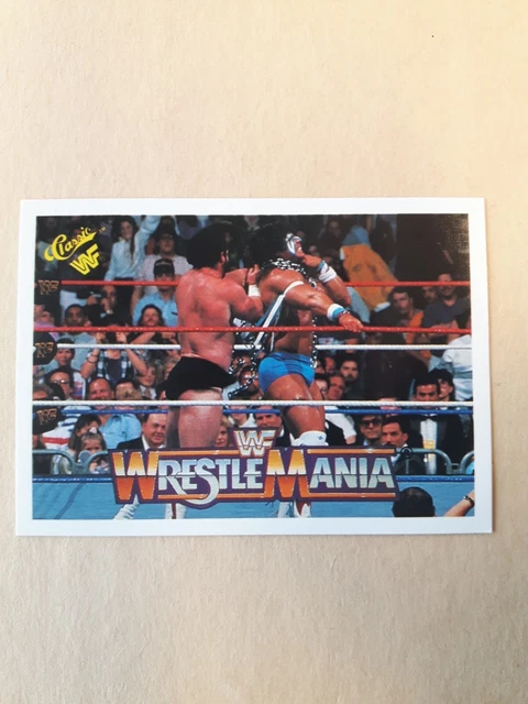 1990 WWF-HERCULES-ULTIMATE WARRIOR-THE History Of Wrestlemania 4 ...
