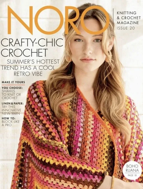 NORO MAGAZINE NUMERO 20 modelli all'uncinetto all'uncinetto primavera ...
