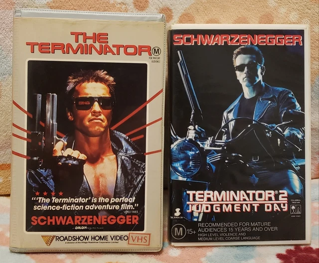 THE TERMINATOR VHS T2 Arnold Schwarzenegger 1984 Cult Classics $80.00 ...