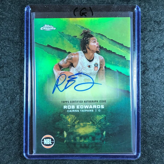 2024-25 TOPPS CHROME NBL ROB EDWARDS NBL Auto Refractor #RE (G) $24.99 ...