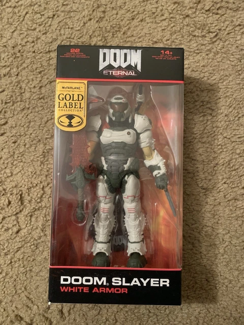MCFARLANE TOYS DOOM: Eternal Doom Slayer White Armor Gold Label Figur ...