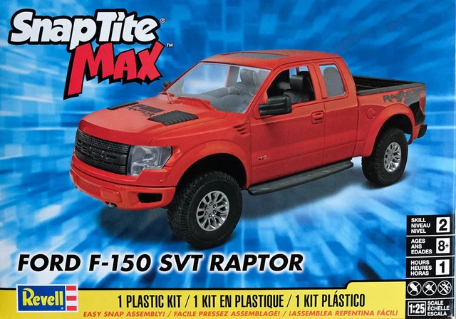 FORD F-150 SVT Raptor Pickup SnapTite 1:25 Model Kit Kit Revell 1233 £ ...