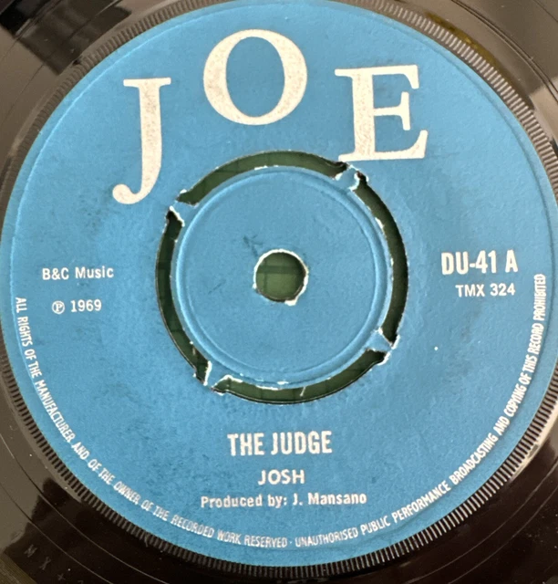 JOSH THE JUDGE RON Soul Of Joemel JOE DUKE DU41 TMX324 1969 Mansano EX ...