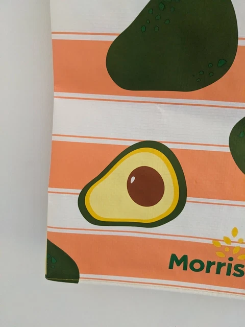MORRISONS RELIABAG AVACADOS Reusable Medium Shopping Bag - Bnwt (New) £ ...