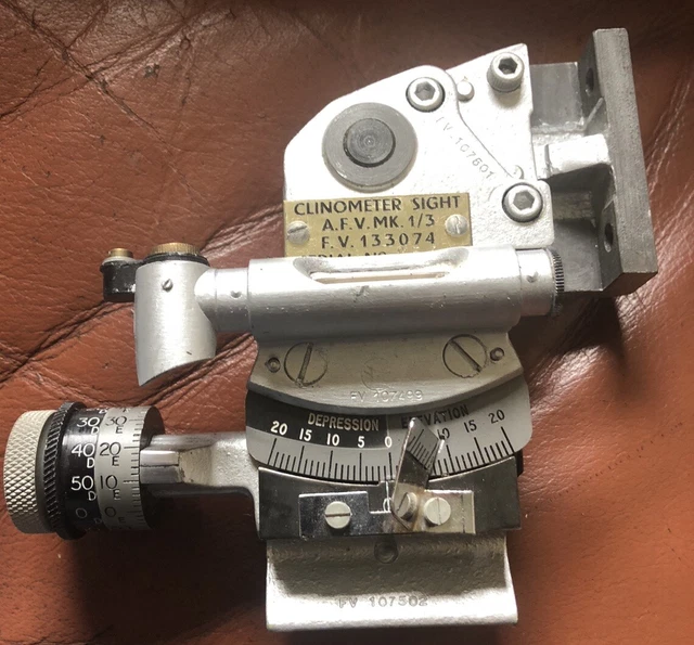 CLINOMETER SIGHT AFV Mk3 Uk Armoured Army Military Vehicle Part £52.72 ...