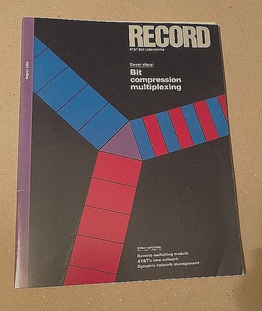 Bell Laboratories Record August 1984 Bit Compression Multiplexing
