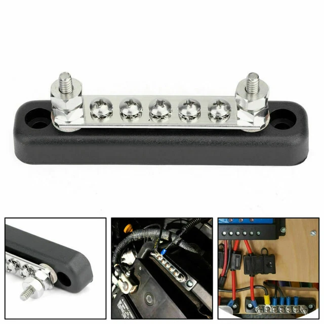 5 POINT 100A Bus Bar Verteilungsblock Terminal Block Für Auto Marine ...