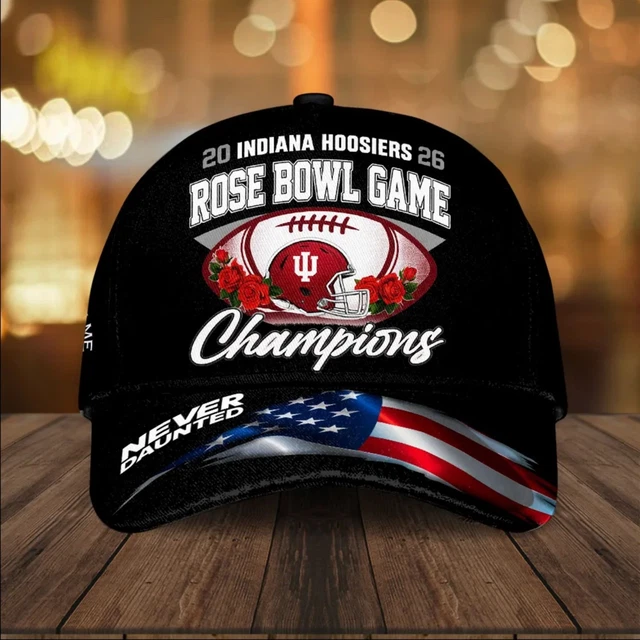 INDIANA HOSIER FOOTBALL 2026 Rose Bowl Classic Cap CM25 £24.96 ...
