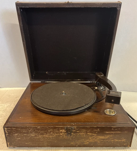 RARE VINTAGE 1939 HMV Model 2100 Electric Gramophone Record Player ...
