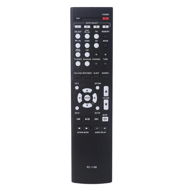 RC-1196 REMOTE CONTROL Replacement for AV Receiver AVR-X510BT £8.34 - PicClick UK