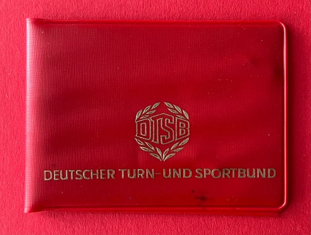 DDR AUSWEIS MIT Foto DTSB Deutscher Turn und Sportbund Magdeburg 1976 ...