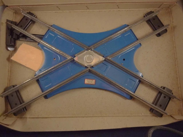 ANCIEN JOUET CROISEMENT oblique mécanique R210 trains Hornby MECCANO ...