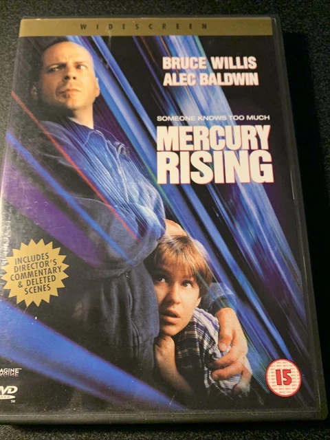 MERCURY RISING (DVD, 1999) Collector’s Edition Bruce Willis, Alec ...