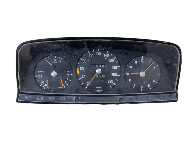 MERCEDES W123 INSTRUMENT Dash Cluster 1235421301 (Bdrm) £100.00 ...