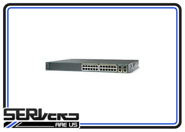 CISCO CATALYST (WS-C2960X-24PS-L) Desktop Ethernet Switch £1,219.51 ...
