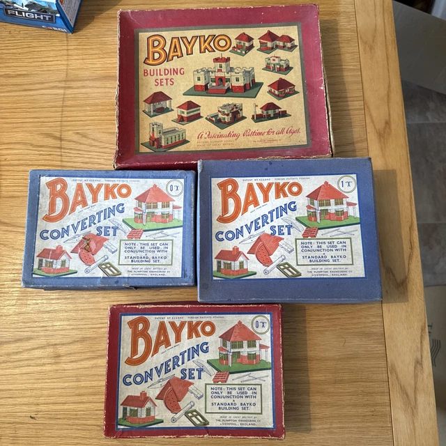 BAYKO EARLY BUILDING And Converting Sets £65.00 - PicClick UK
