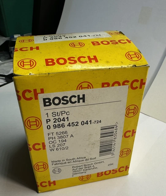 BOSCH ÖLFILTER MOTORÖLFILTER P2041 Mitsubishi Nissan Alfa Romeo Fiat Kia Lancia EUR 12,90 ...