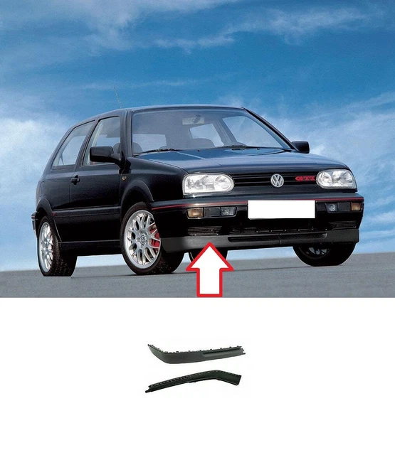NEW FRONT BUMPER Lower Spoiler Lip Right For Vw Golf Mk3 Gti Gt Vr6 ...