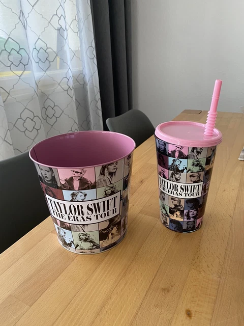 TAYLOR SWIFT THE Eras Tour Film Popcorneimer und Becher Limitiert ...