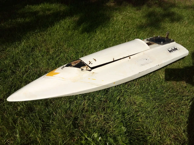 84CM!! SPEEDBOOT GFK Rennboot RC-Modell z.Aufbau boat ship Verbrenner ...