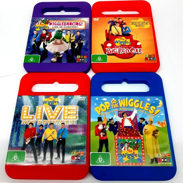 THE WIGGLES 4 DVD Bundle Wiggledancing Big Red Car Hot Potatoes Pop Go ...
