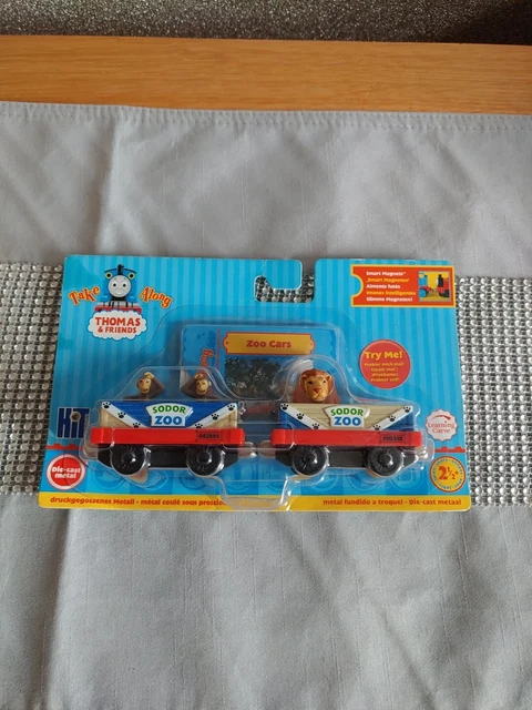 THOMAS THE TANK Engine Take Along n Play Sodor Zoo Cars Set New ...