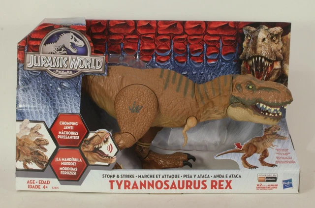 TYRANNOSAURUS REX STOMP and Strike T-Rex Hasbro 2015 Jurassic World ...