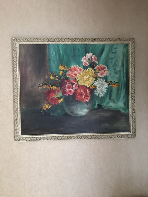 ORIGINAL OIL PAINTING By Constance Ramsey Of Callender. Azaleas. £20.00 ...