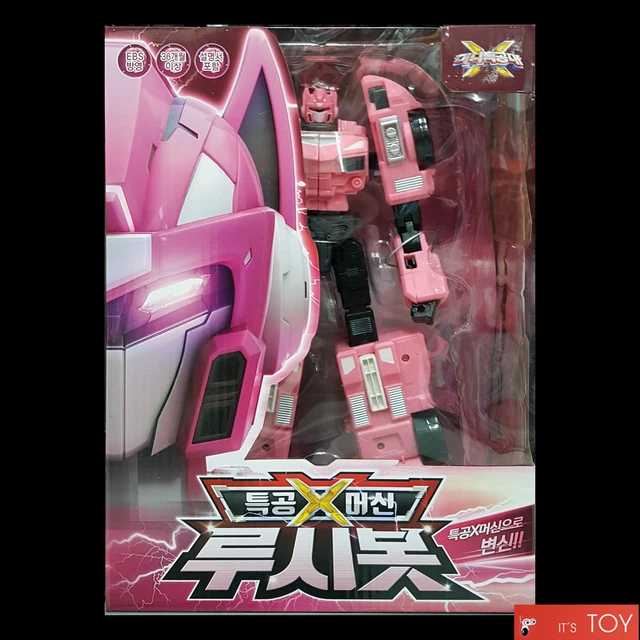 MACHINE DE TRANSFORMATION voiture robot MINIFORCE X LUCYBOT Lucy Bot ...