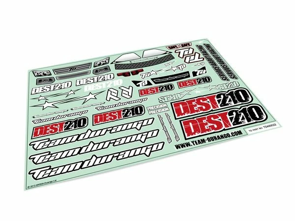 FEUILLE D'AUTOCOLLANT TEAM Durango DEST210 490022 TD490022 EUR 3,99 ...