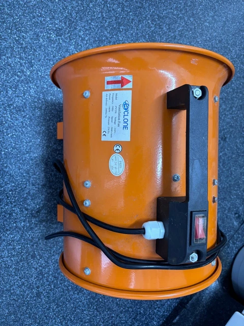 CYCLONE DUST FUME Extractor/Ventilation Fan 10" (250Mm) £35.00 ...