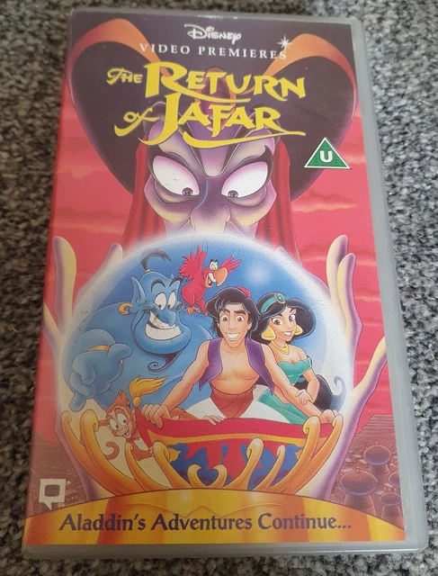 ALADDIN,THE RETURN OF Jafar, VHS (Video Tape), Disney £1.23 - PicClick UK