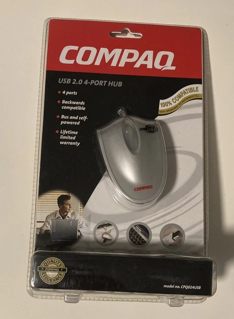 COMPAQ USB 2.0 4 Port Hub Nip $14.99 - PicClick